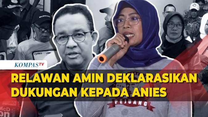 Relawan Amin Resmi Deklarasikan Dukungan Kepada Anies untuk Pilkada Jakarta