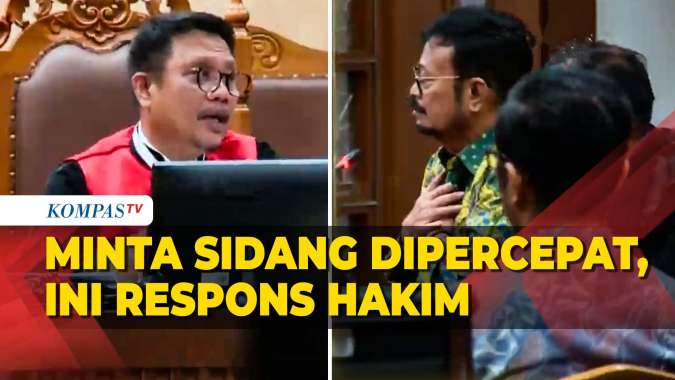 Respons Hakim Rianto atas Permintaan SYL Agar Sidang TPPU Dipercepat ...