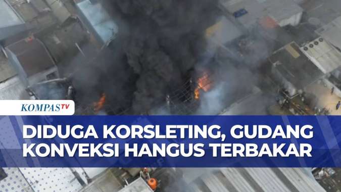 Gudang Konveksi di Jakbar Ludes Terbakar, Diduga Akibat Korsleting Listrik | BERUT