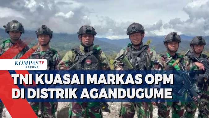 TNI Berhasil Menguasai Distrik Agandugume Setelah Setahun Dikuasai OPM