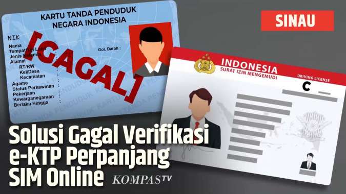 Cara Gampang Verifikasi e-KTP untuk Perpanjang SIM Online | SINAU