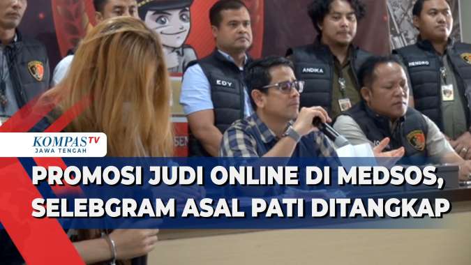 Promosi Judi Online di Medsos, Selebgram Asal Pati Ditangkap