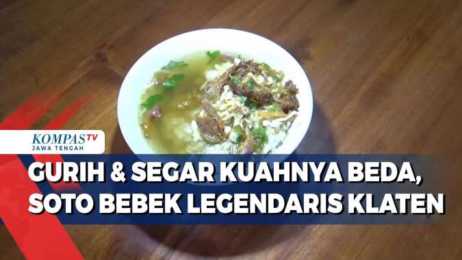 Gurih dan Segar Kuahnya Beda, Soto Bebek Legendaris Klaten