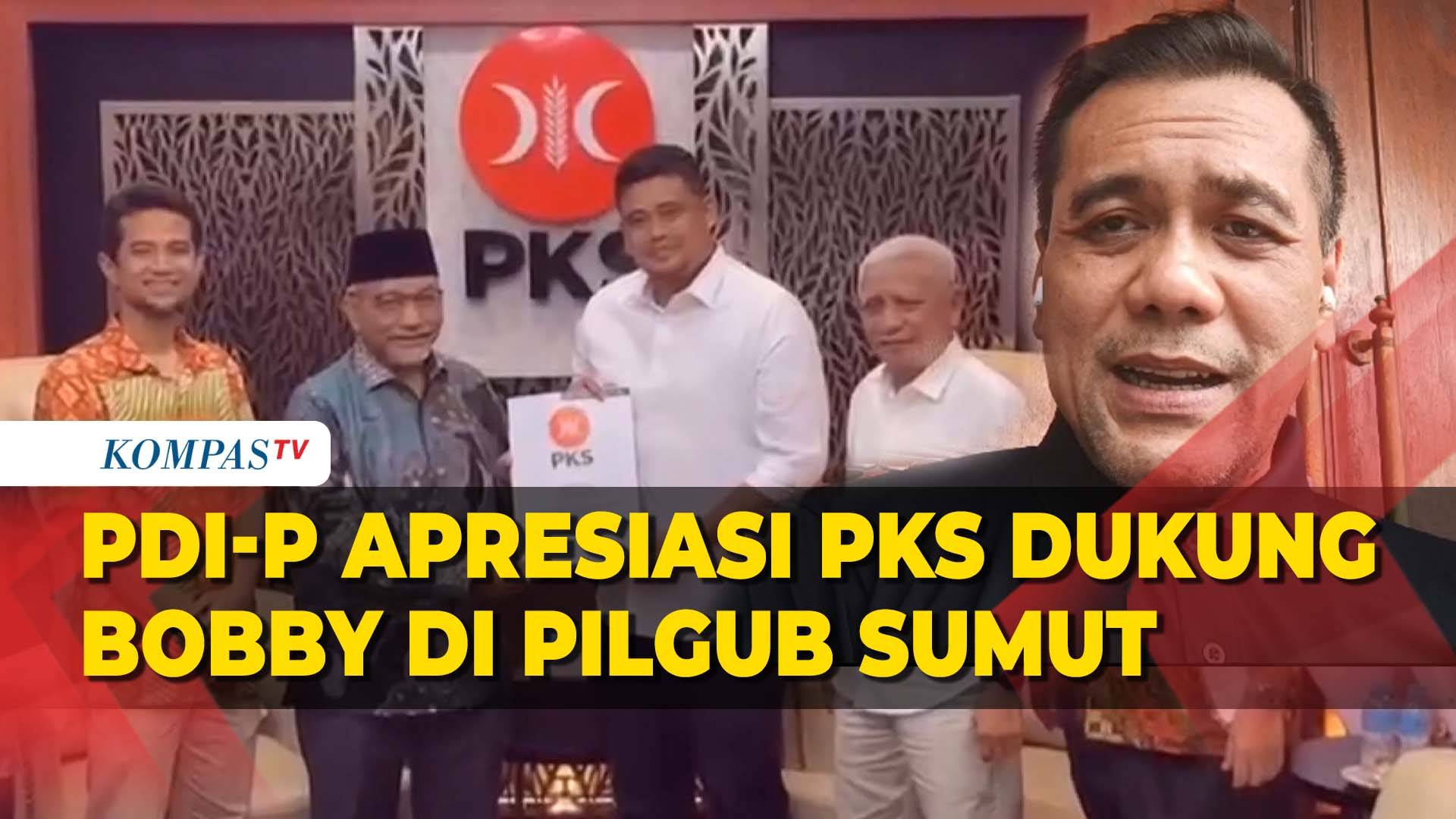 Video: Respons PDIP Usai PKS Resmi Dukung Bobby Nasution di Pilgub Sumut