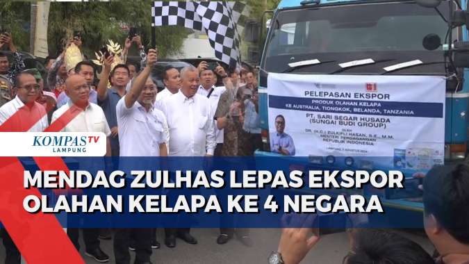 Mendag, Zulhas Lepas Ekspor Olahan Kelapa ke 4 Negara