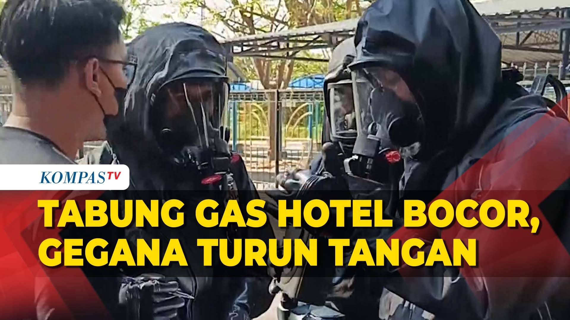 Video: Tabung Gas Hotel di Makassar Bocor, Tamu Dievakuasi hingga ...
