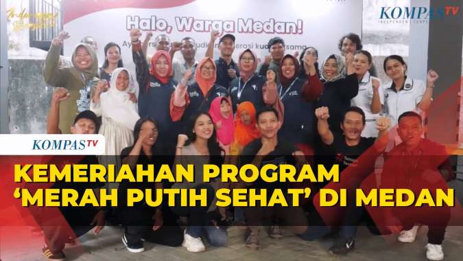Edukasi Stunting, KompasTV Gelar Program Merah Putih Sehat di Medan