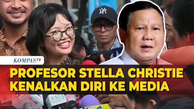 Momen Profesor Stella Christie Kenalkan Diri ke Media usai Ketemu ...