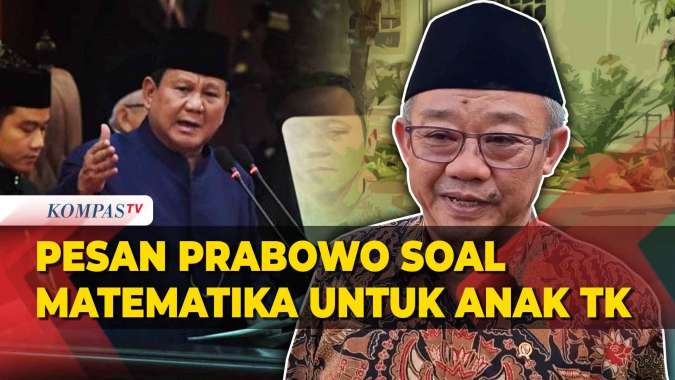 Pesan Prabowo ke Menteri Abdul Mu ti soal Mengenalkan Matematika ke Anak TK