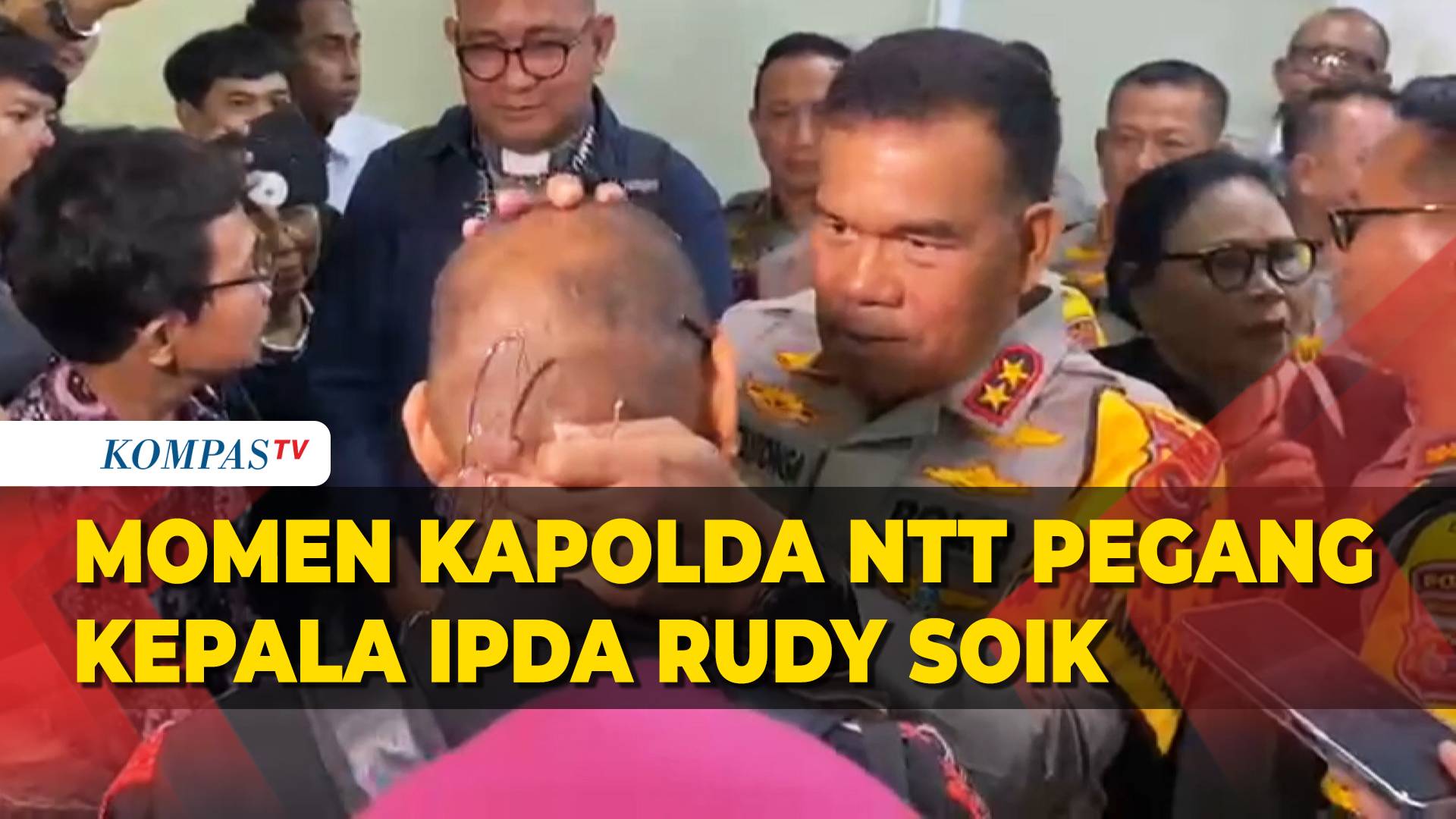 Video: Saat Kapolda NTT Irjen Daniel Elus Kepala Ipda Rudy Soik usai ...