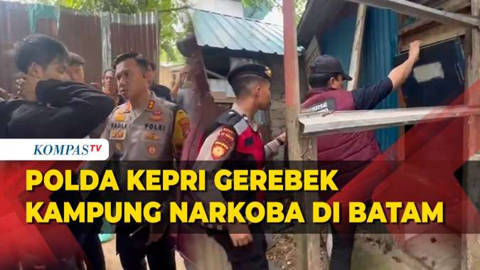 Polisi Razia Kampung Aceh di Batam, 88 Orang Positif Narkoba