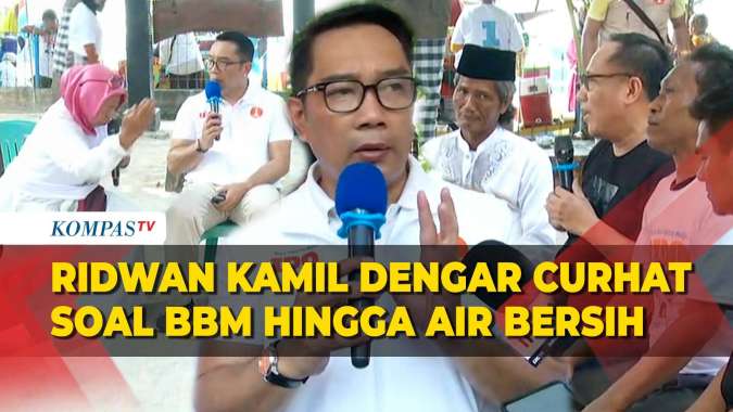 Ridwan Kamil Kampanye di Kepulauan Seribu, dengar Curhat soal BBM ...