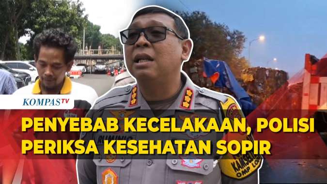 Penyebab Kecelakaan di Tol Cipularang Polisi akan Periksa Kesehatan Sopir Truk
