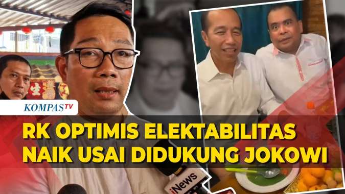 Ridwan Kamil Optimis Elektabilitas Naik Usai Dapat Dukungan Jokowi Ridwan Kamil Optimis Elektabilitas Naik Usai Dapat Dukungan Jokowi
