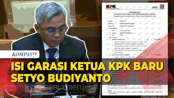 Intip Harta dan Garasi Ketua KPK Baru Setyo Budiyanto