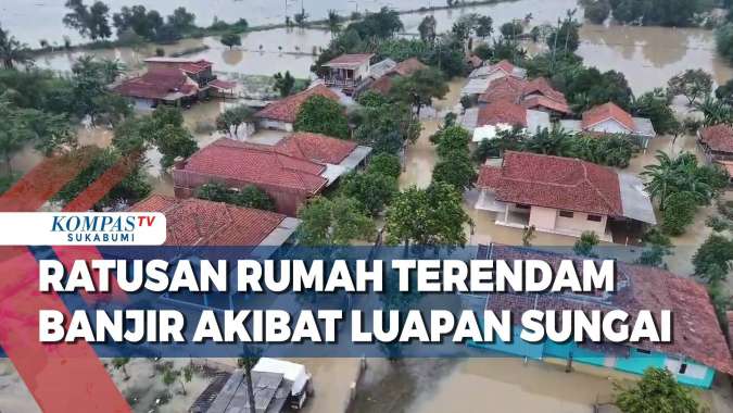Ratusan Rumah Terendam Banjir Akibat Luapan Sungai