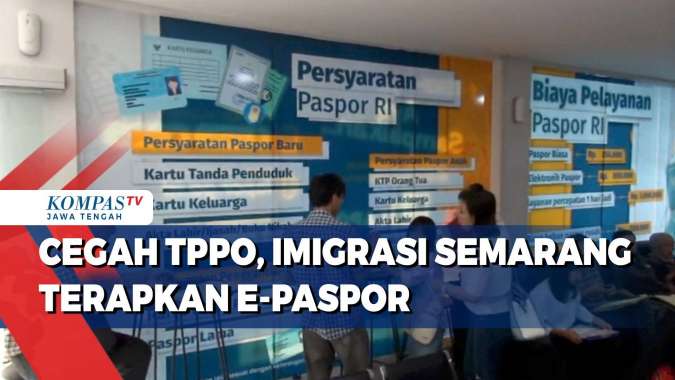 Cegah TPPO, Imigrasi Semarang Terapkan E-Paspor