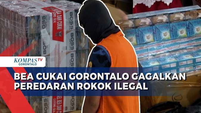 Bea Cukai Gorontalo Gagalkan Peredaran Ratusan Ribu Batang Rokok Ilegal