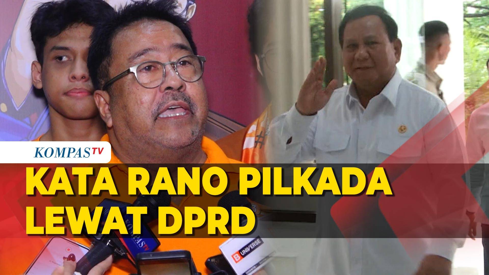 Video: Pernyataan Presiden Prabowo soal Pilkada Lewat DPRD, Begini Tanggapan Rano Karno