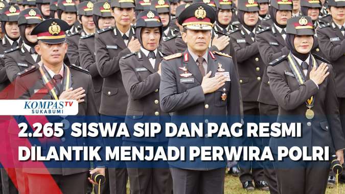 2.265 Siswa SIP Dan PAG Resmi Dilantik Menjadi Perwira Polri