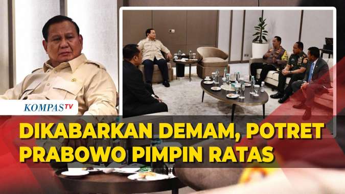 Dikabarkan Demam, Potret Presiden Prabowo Tiba di RI hingga Pimpin Rapat Bahas Nataru