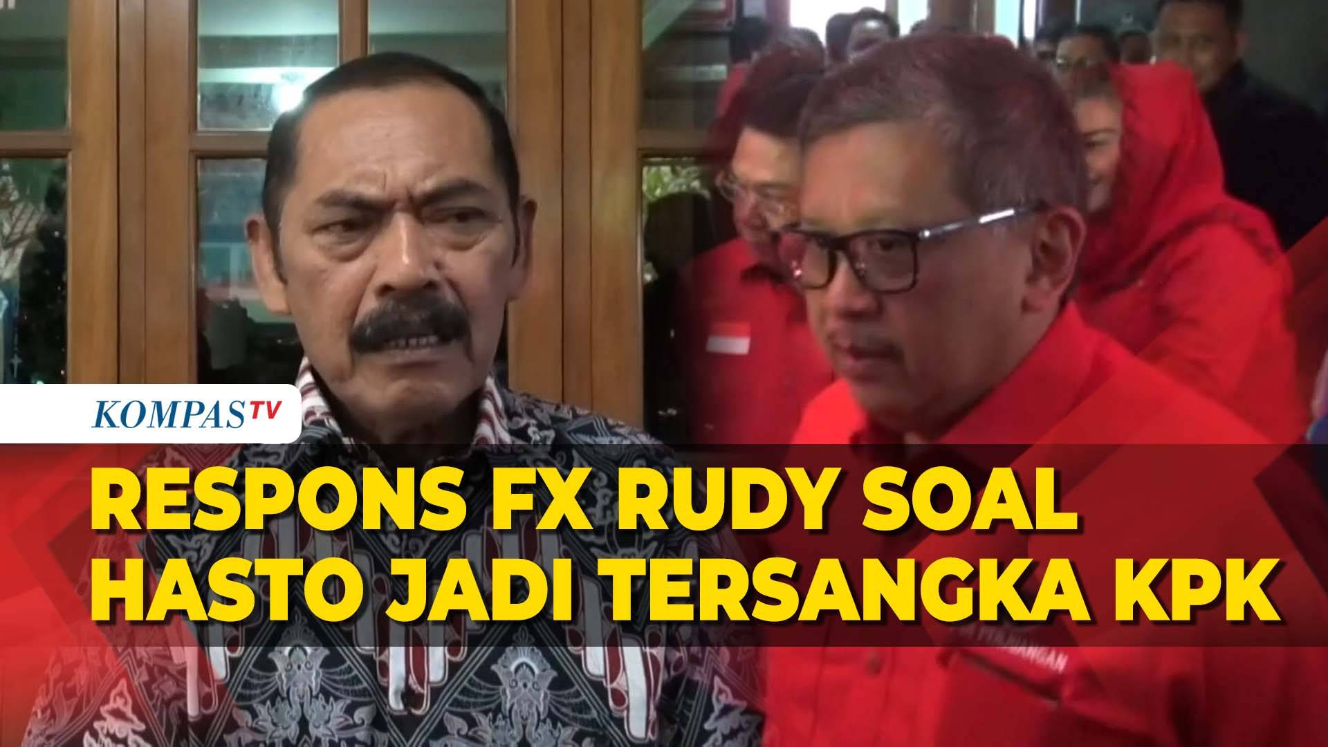 Video: FX Rudy Respons Penetapan Sekjen PDIP Hasto Jadi Tersangka KPK