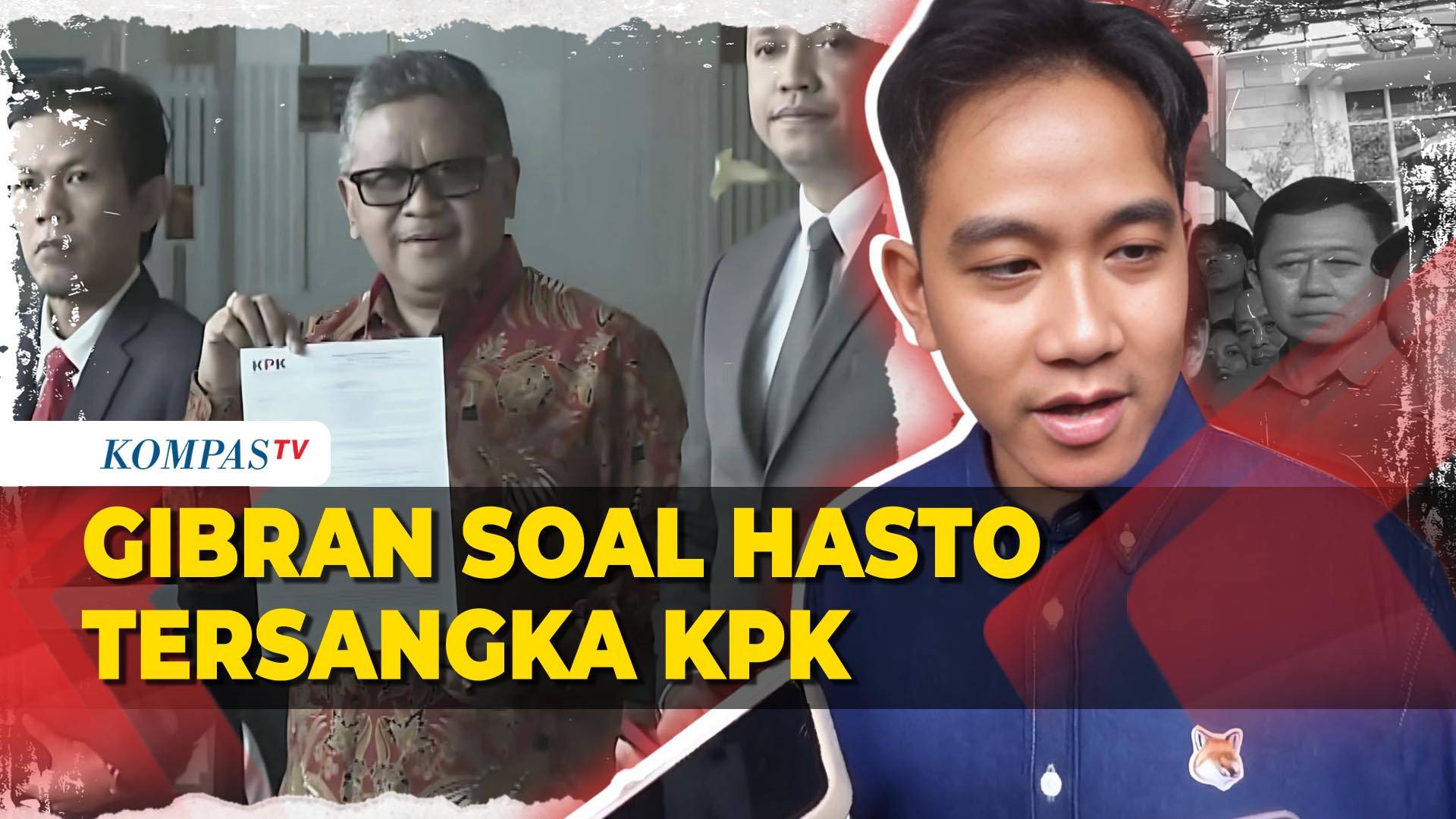 Video: Respons Gibran soal Sekjen PDIP Hasto Tersangka KPK: Kenapa yang Ditanya Saya?