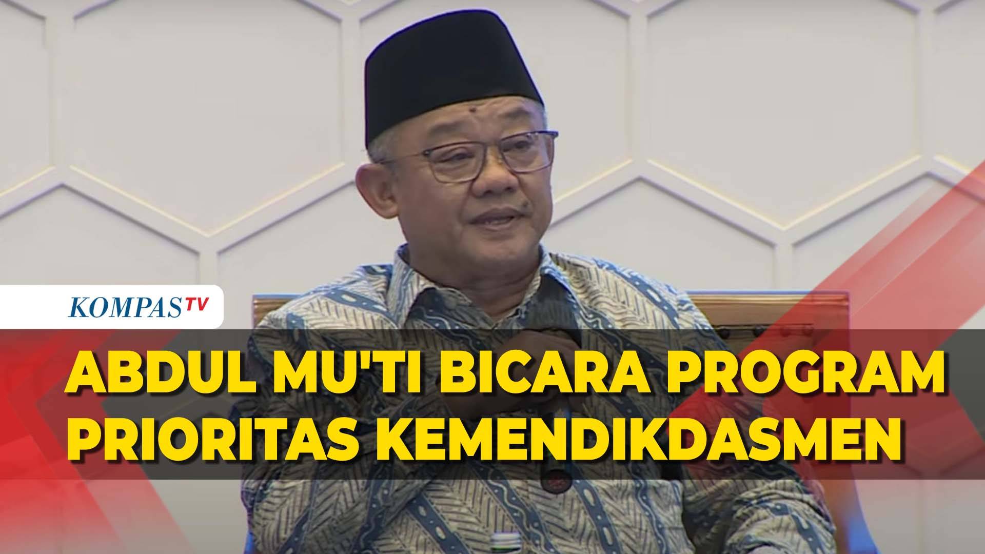 Video: [FULL] Mendikdasmen Abdul Mu'ti Bicara Program Makan Bergizi Gratis hingga Kesejahteraan Guru