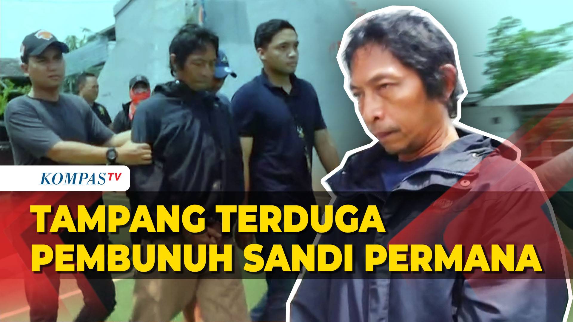 Video: Ditangkap! Ini Tampang Pembunuh Aktor Sandi Permana Dibawa Polisi