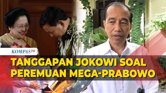 Kata Jokowi Soal Pertemuan Megawati dengan Presiden Prabowo: Sangat Bagus Berangkulan