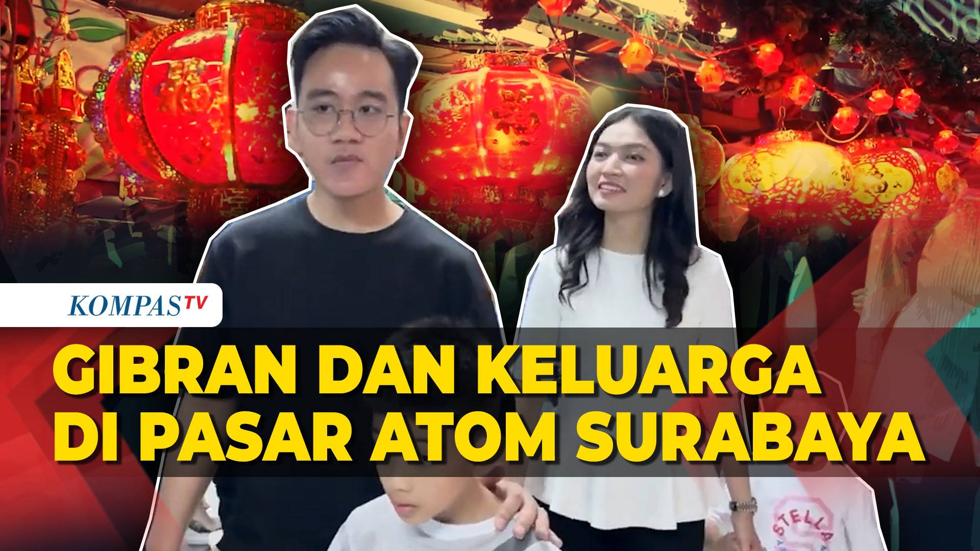 Video: Wapres Gibran Ajak Keluarga Jalan-jalan ke Pasar Atom Surabaya