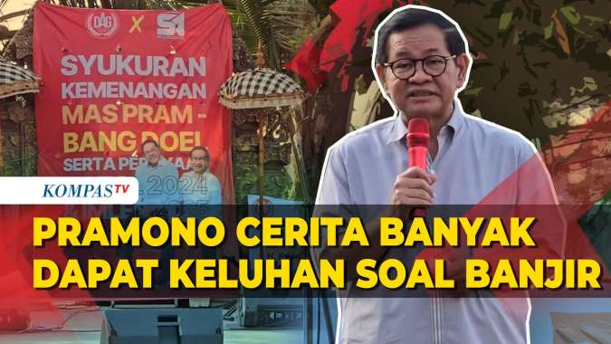 Belum Dilantik Jadi Gubernur Jakarta, Pramono Anung Dapat Banyak Keluhan soal Banjir