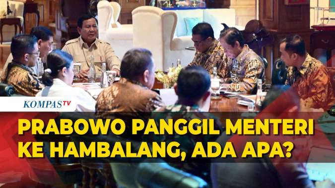 Presiden Prabowo Panggil Para Menteri ke Hambalang, Gelar Ratas soal Sawit