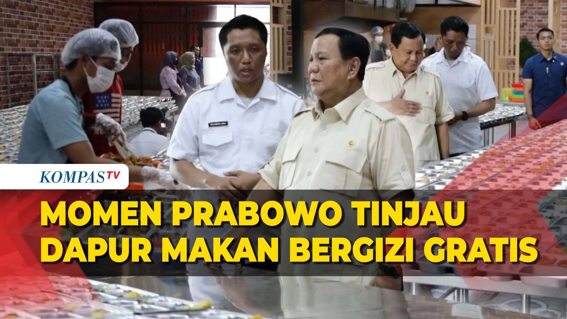 Video: Momen Presiden Prabowo Tinjau Persiapan Makan Bergizi Gratis di ...