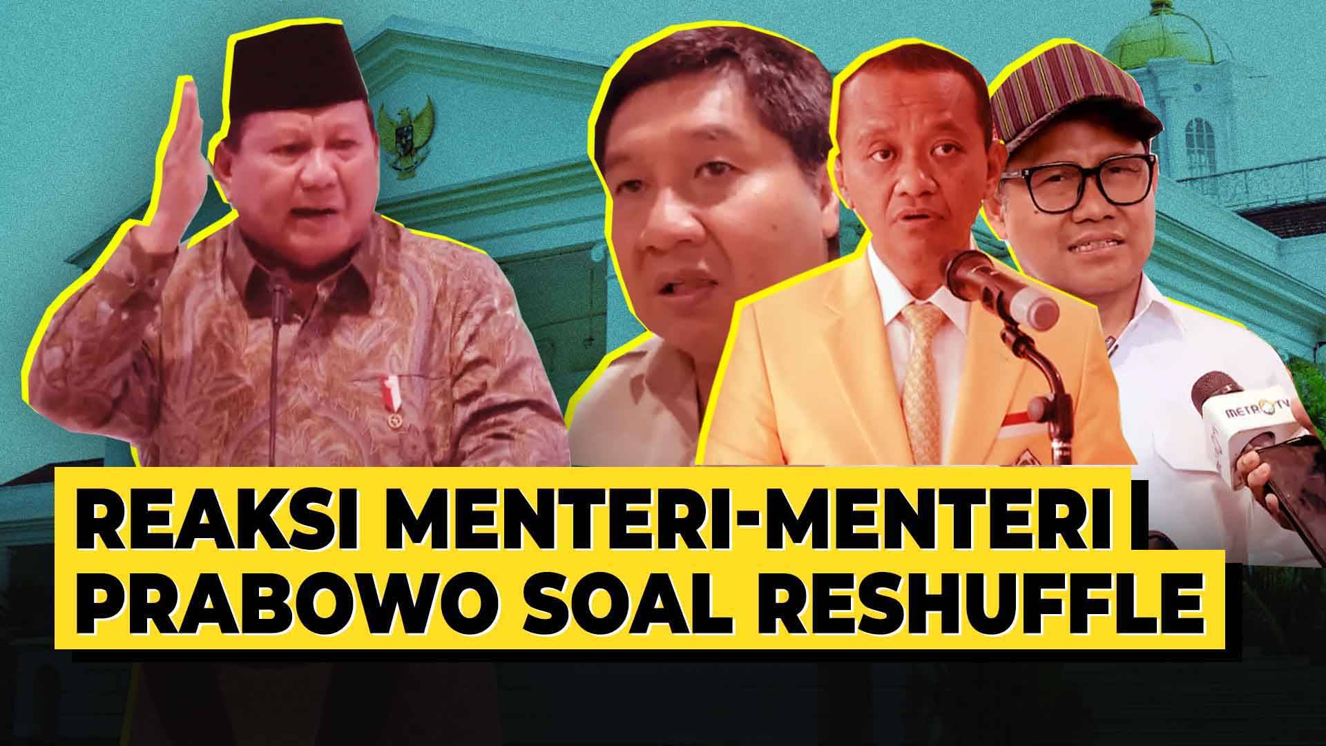 Video: Menteri-Menteri Prabowo Respons Isu Reshuffle Kabinet - PARASOT