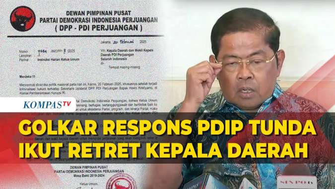 [FULL] Respons Idrus Marham Golkar soal PDIP Tunda Ikut Retret Kepala Daerah di Akmil Magelang