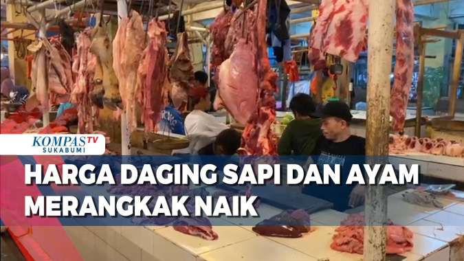 Harga Daging Sapi Dan Ayam Merangkak Naik