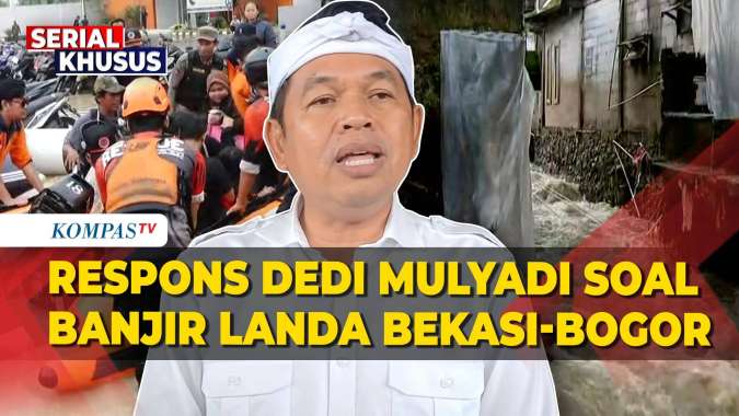 Respons Gubernur Dedi Mulyadi soal Banjir Landa Bekasi hingga Bogor|BENCANA BANJIR