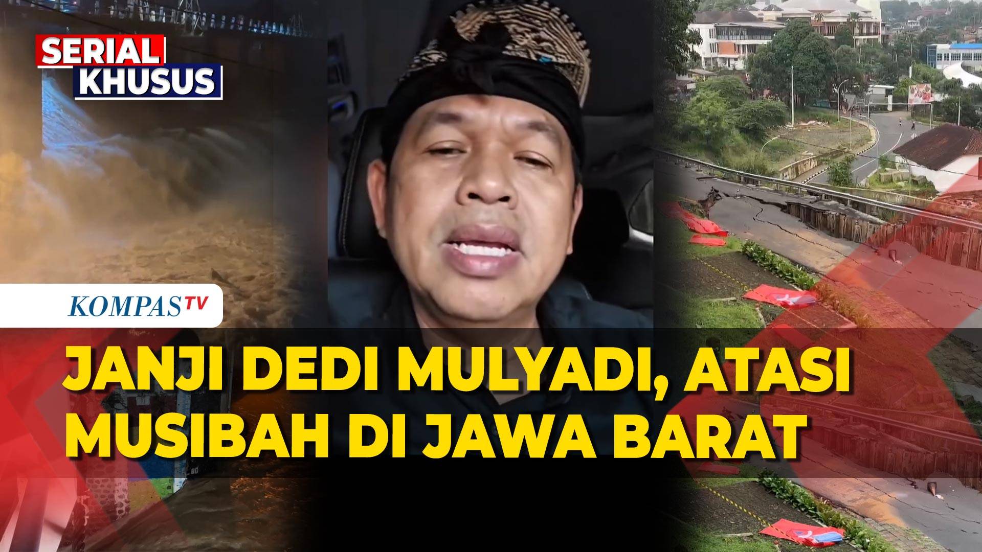 Video: Janji Dedi Mulyadi, Atasi Musibah Longsor dan Banjir di Jawa Barat