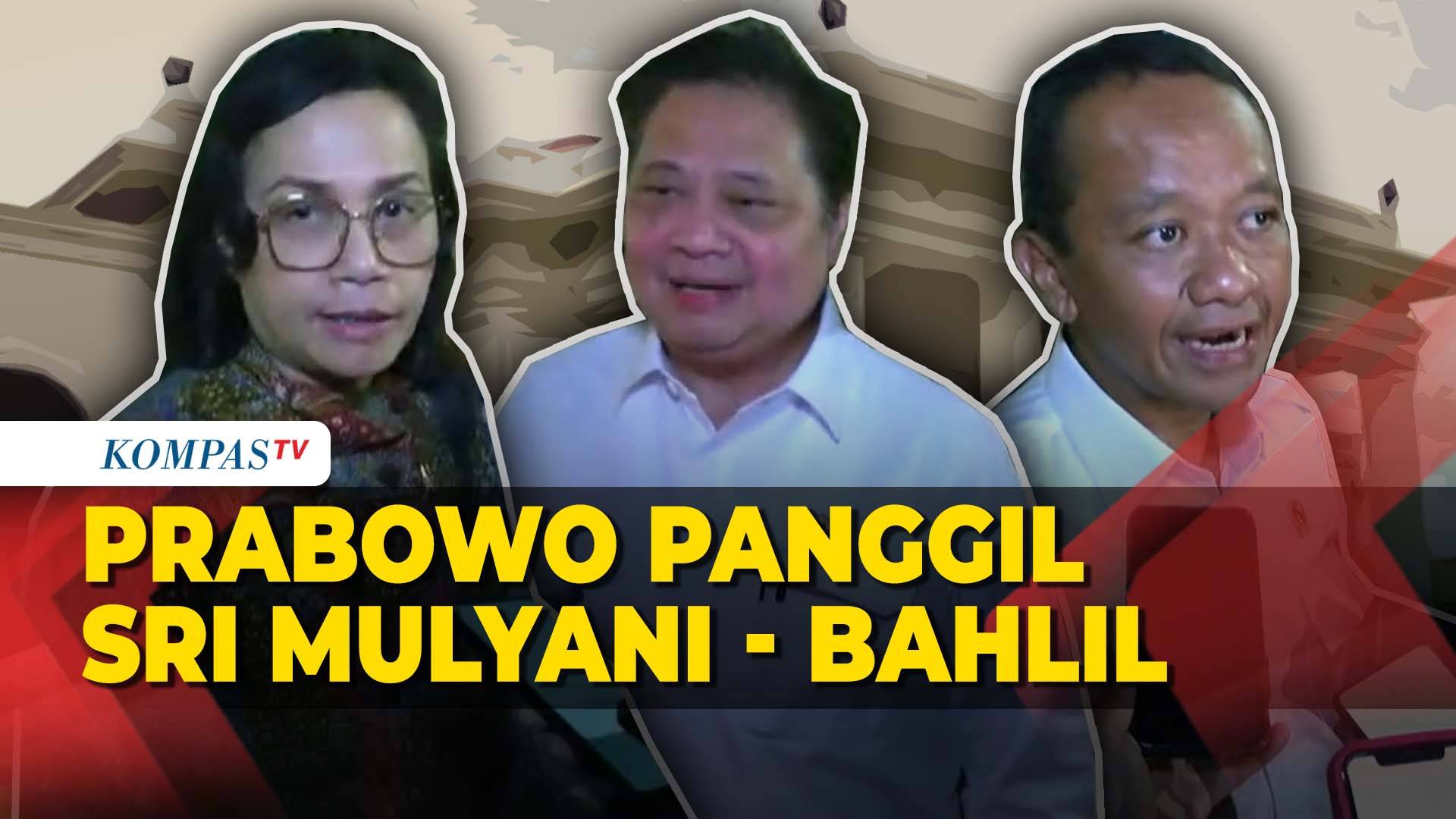 Video: Presiden Prabowo Panggil Menkeu Sri Mulyani hingga Bahlil ke Istana, Bahas Apa?