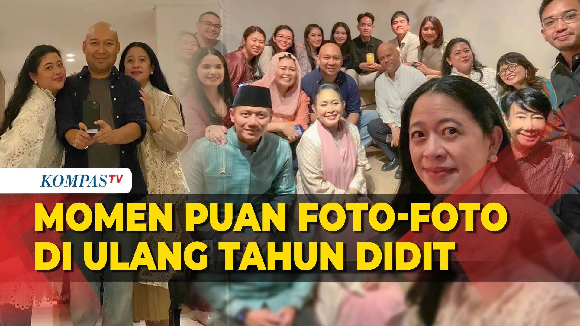 Video: Momen Puan Maharani Foto Bareng di Ulang Tahun Didit Anak Presiden Prabowo