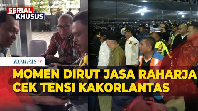 Momen Dirut Jasa Raharja Cek Tensi Kakorlantas Demi Pantau Arus Mudik