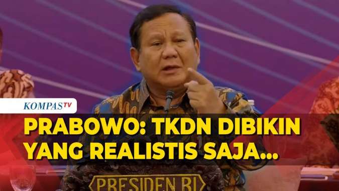 Alasan Presiden Prabowo Minta Ubah Aturan TKDN: Yang Realistis Saja