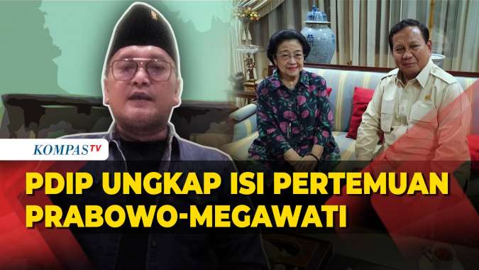 PDIP Blak-blakan Ungkap Isi Pertemuan Prabowo-Megawati di Teuku Umar