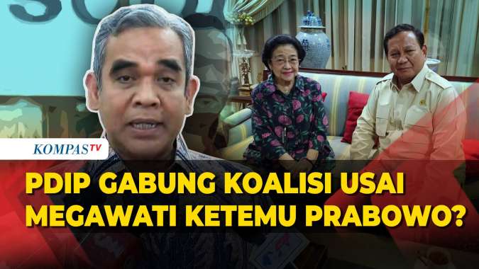 PDIP Gabung Koalisi Usai Megawati Ketemu Prabowo? Ini Kata Muzani