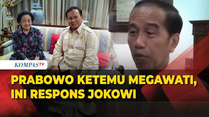 Jokowi Buka Suara usai Pertemuan Prabowo dan Megawati di Teuku Umar