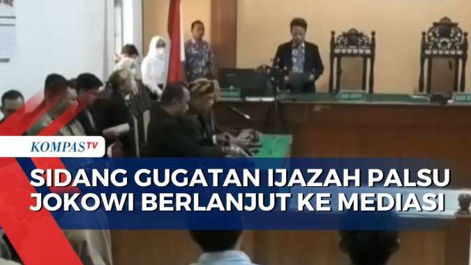 Sidang Perdana Dugaan Ijazah Palsu Jokowi, Kedua Pihak Sepakat Mediasi