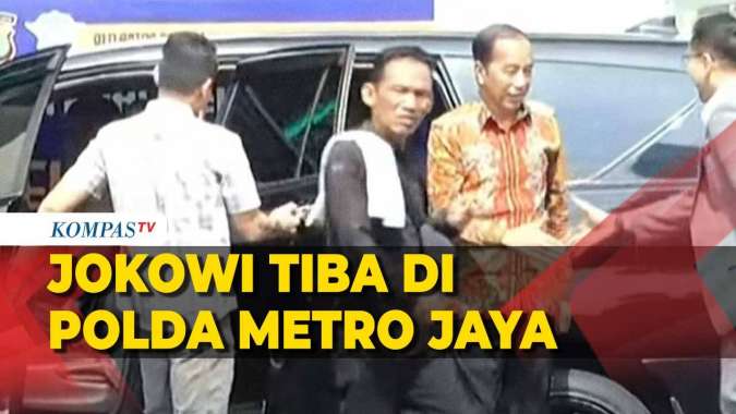 Langsung! Jokowi Lapor ke Polisi Atas Tudingan Ijazah Palsu di Polda Metro Jaya