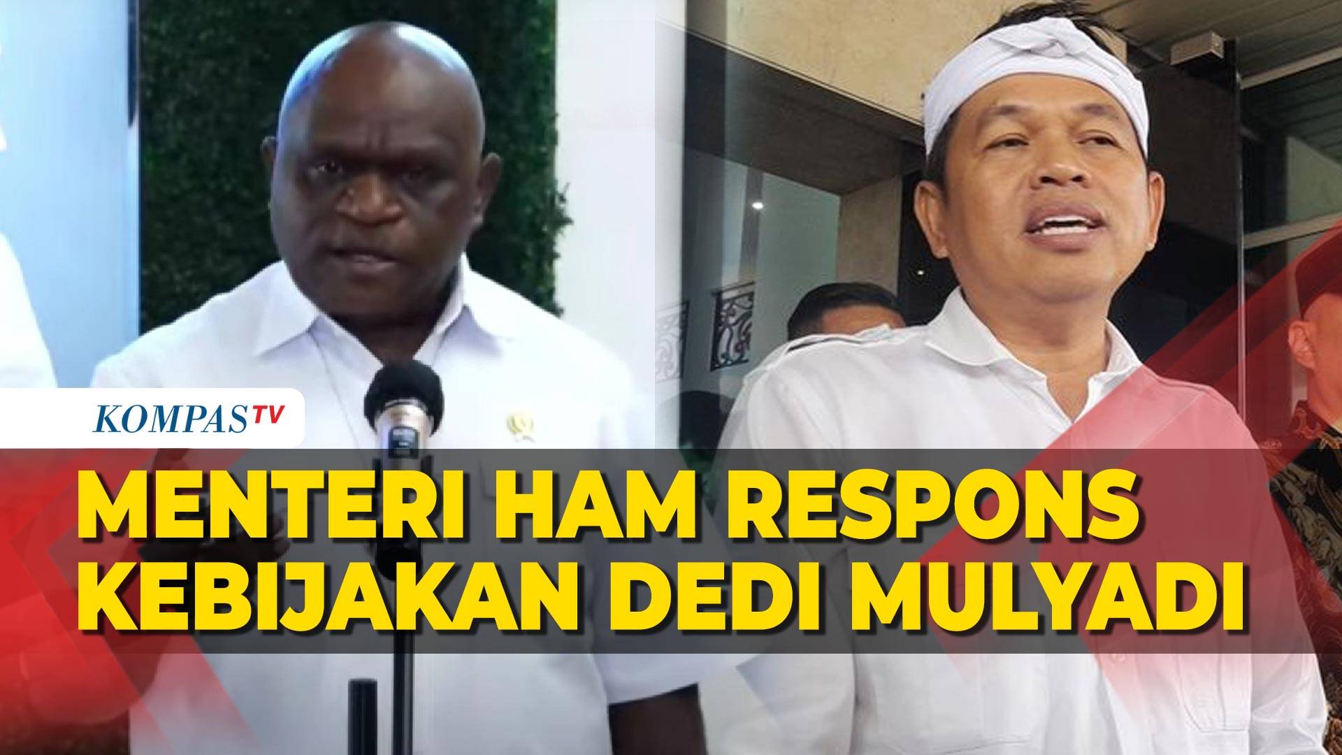Video: [FULL] Menteri HAM Natalius Pigai Sikapi Kebijakan Dedi Mulyadi Kirim Anak Bermasalah ke ...