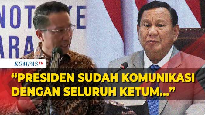 Update RUU Perampasan Aset, Menkum Ungkap Presiden Prabowo Komunikasi ke Para Ketum Parpol